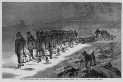 'The Last Arctic Expedition--Burial of Captain Hall by the Crew of the ...