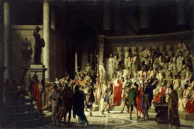 'The Last Senate of Julius Caesar, 1867' Giclee Print - Raffaelle ...