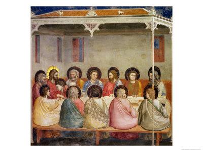 'The Last Supper, circa 1305' Giclee Print - Giotto di Bondone ...