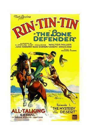 'THE LONE DEFENDER, right: Rin-Tin-Tin in 'Chapter 1: The Mystery of ...