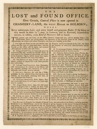 'The Lost and Found Office, Chancery Lane, London' Giclee Print ...