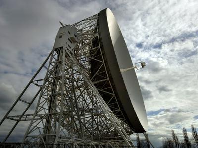'The Lovell Telescope at Jodrell Bank Observatory in Cheshire, England ...