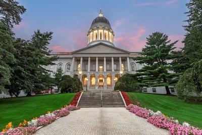 'The Maine State House in Augusta, Maine, USA at dawn' Photo ...