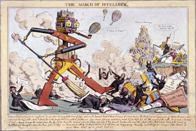 'The March of Intellect, (1828)' Giclee Print - Robert Seymour ...