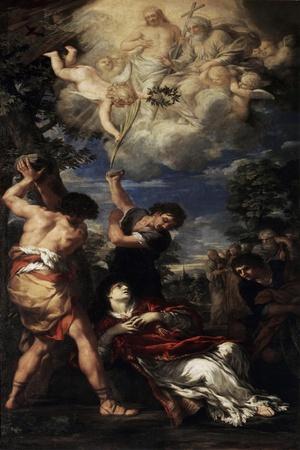 The Martyrdom Of Saint Stephen 1660 Giclee Print Pietro Da Cortona