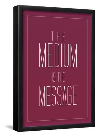 'The Medium is the Message' Poster | AllPosters.com