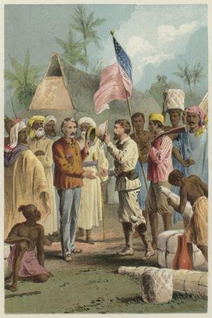 'The Meeting of Henry Morton Stanley and David Livingstone' Giclee ...
