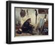 The Monkey Painter by Alexandre Gabriel Decamps Giclee Print ...