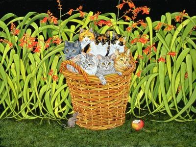 'The Montbretia-Mouse' Giclee Print - Ditz Ditz | AllPosters.com