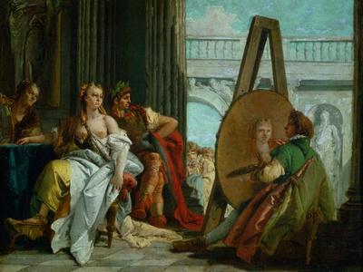 'The Painter Apelles, Alexander the Great and Campaspe' Giclee Print ...
