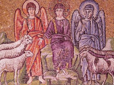 'The Parable of Good Shepherd Separating the Sheep from the Goats ...