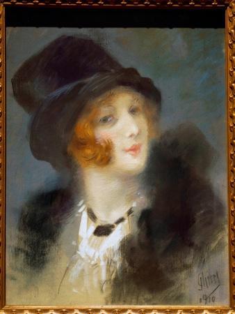 'The Parisian. Painting by Jules Cheret (1836 - 1932), 1910. Lyon ...