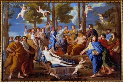 'The Parnassus, 1630 (Oil on Canvas)' Giclee Print - Nicolas Poussin ...