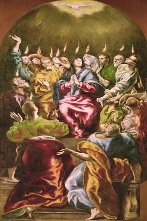 'The Pentecost, circa 1604-14' Giclee Print - El Greco | AllPosters.com