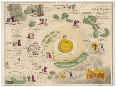 'The Pilgrim's Route Map from the Gate' Art | AllPosters.com