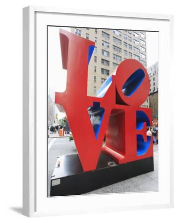 'The Pop Art Love Sculpture by Robert Indiana, Sixth Avenue, Manhattan ...