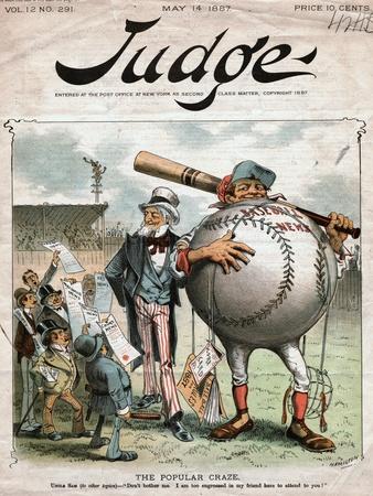 'The Popular Craze Political Cartoon by Hamilton' Giclee Print ...