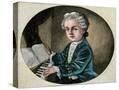 The Prodigy Wolfgang Amadeus Mozart (1756-1791), Playing Piano at the ...