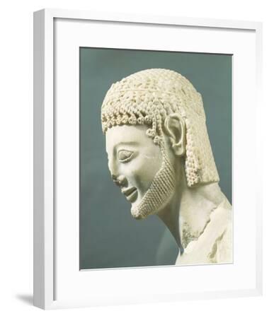 'The Rampin Rider or Rampin Horseman Sculpture from the Acropolis of ...