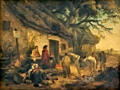'The Roadside Inn, 1790 (Oil on Canvas)' Giclee Print - George Morland ...