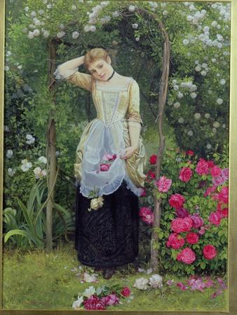 'The Rose Bower, 1877' Giclee Print - Edward Killingworth Johnson ...