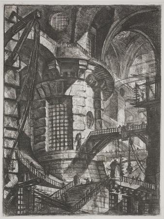 'The round Tower, C.1761 (Etching)' Giclee Print - Giovanni Battista ...