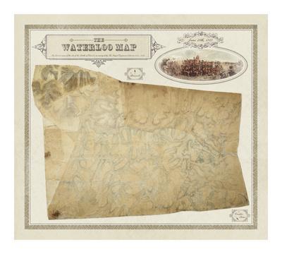 'The Waterloo Map [Ed 1815]' Premium Giclee Print - The Royal Engineers ...