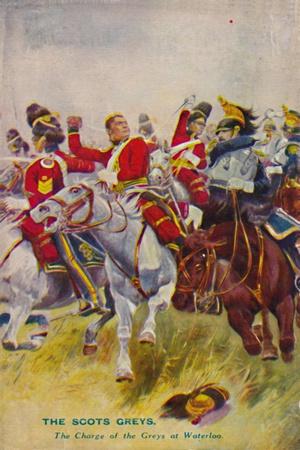 ''The Royal Scots Greys. The Charge of the Greys at Waterloo', 1815 ...