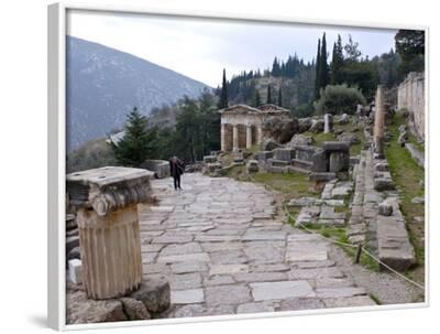 'The Ruins of Ancient Delphi, UNESCO World Heritage Site, Greece ...