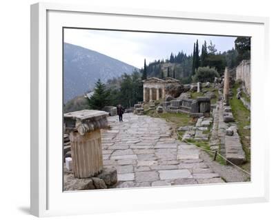 'The Ruins of Ancient Delphi, UNESCO World Heritage Site, Greece ...