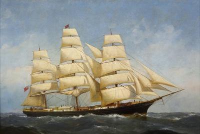 'The Ship 'Ariel' on the High Seas, Launched in 1865. Oil on Canvas ...