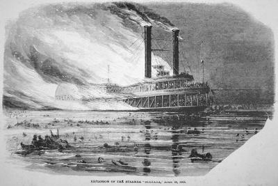 'The 'sultana' Disaster, on the Mississippi, 1865' Giclee Print ...
