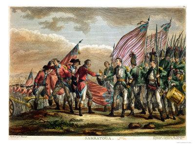 'The Surrender of General John Burgoyne at the Battle of Saratoga, 7th ...