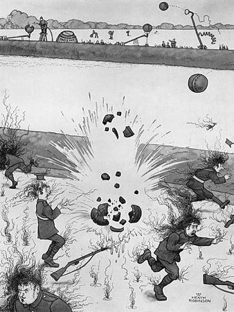 'The Tatcho Bomb by Heath Robinson' Prints | AllPosters.com