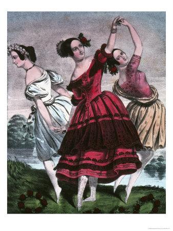 'The Three Graces' Giclee Print - Currier & Ives | AllPosters.com