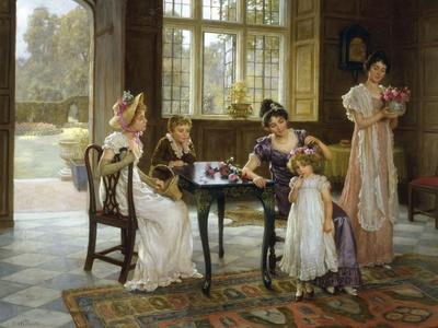 'The Time of Roses, c.1901' Giclee Print - Charles Haigh-Wood ...