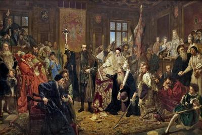 'The Union of Lublin, 1869' Giclee Print - Jan Alojzy Matejko ...