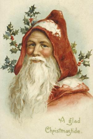 'Old Father Yule' Stretched Canvas - The Vintage Collection ...
