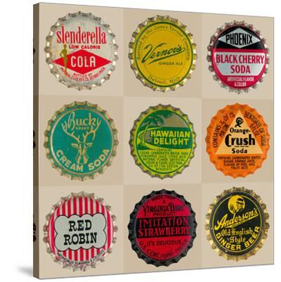 'Pop Bottletops II' Stretched Canvas Print - The Vintage Collection ...