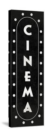 'Retro Sign - Cinema' Stretched Canvas Print - The Vintage Collection ...