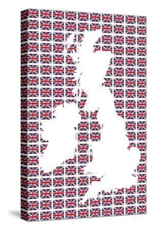 'Union Flags I' Stretched Canvas Print - The Vintage Collection ...