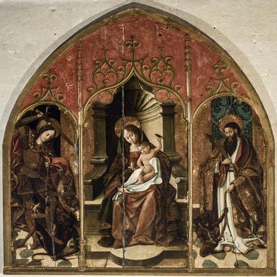 'The Virgin and Child with Saints Michael the Archangel and Bartholomew ...
