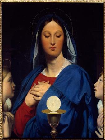 'The Virgin Has the Host. Symbols of Communion: Object of the Eucharist ...