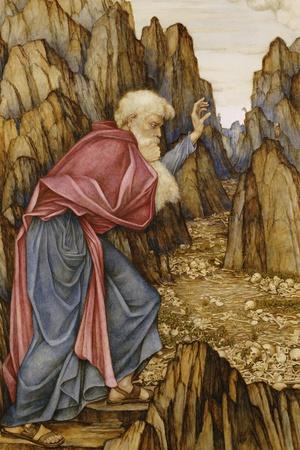 'The Vision of Ezekiel: the Valley of Dry Bones' Giclee Print - John ...