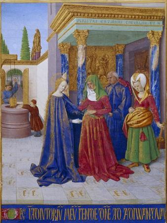 'The Visitation - 15Th Cent. Illumination' Giclee Print | AllPosters.com