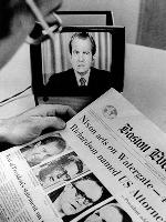 'The Watergate Scandal Takes over the Front Page and the TV Screen ...