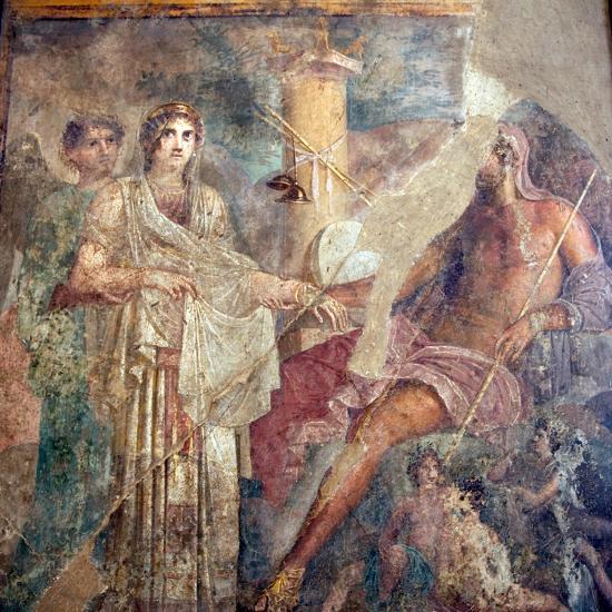 The Wedding Of Zeus And Hera On Mount Ida From The House Of The Tragic Poet Pompeii Giclee