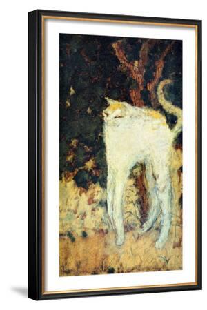 'The White Cat' Framed Giclee Print - Pierre Bonnard | AllPosters.com