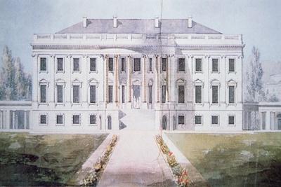 'The White House in 1817' Giclee Print - Benjamin Henry Latrobe ...
