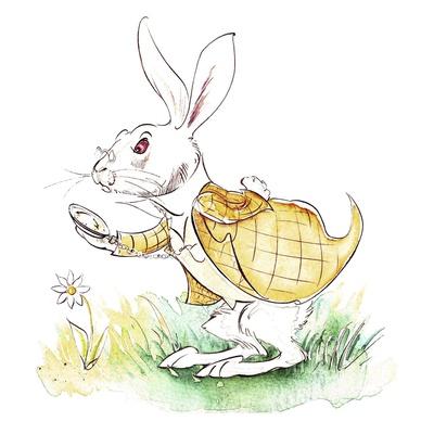 'The White Rabbit - illustration to Lewis Carroll 's 'Alice's ...
